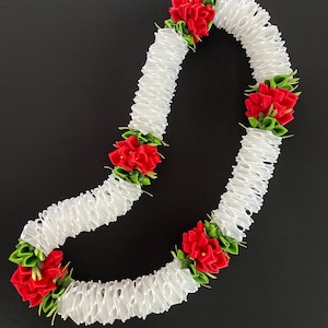 Anthurium Ribbon Lei - Etsy