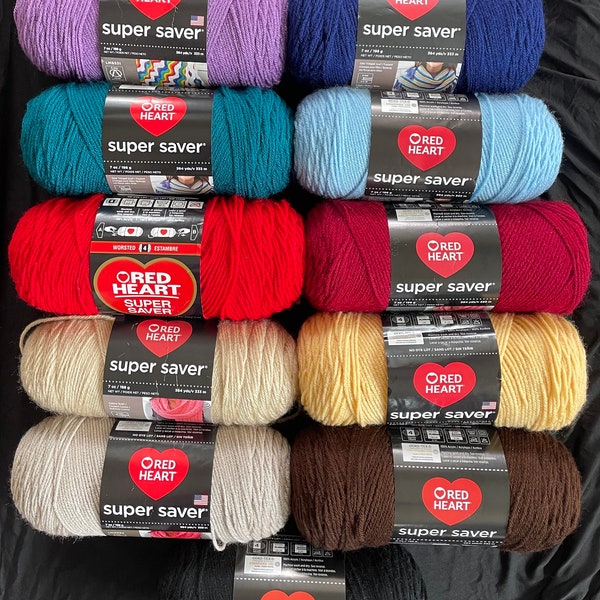 Red Heart Yarn - Etsy