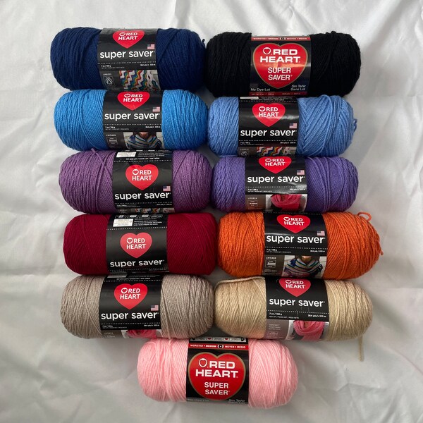 Red Heart Yarn - Etsy