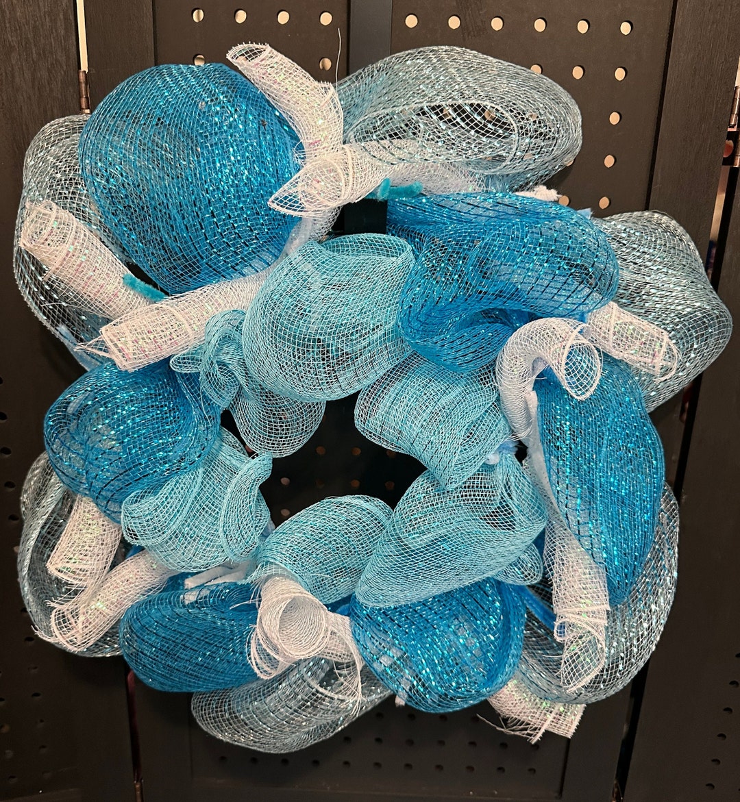 Regular Mesh Deco Wreath - Etsy