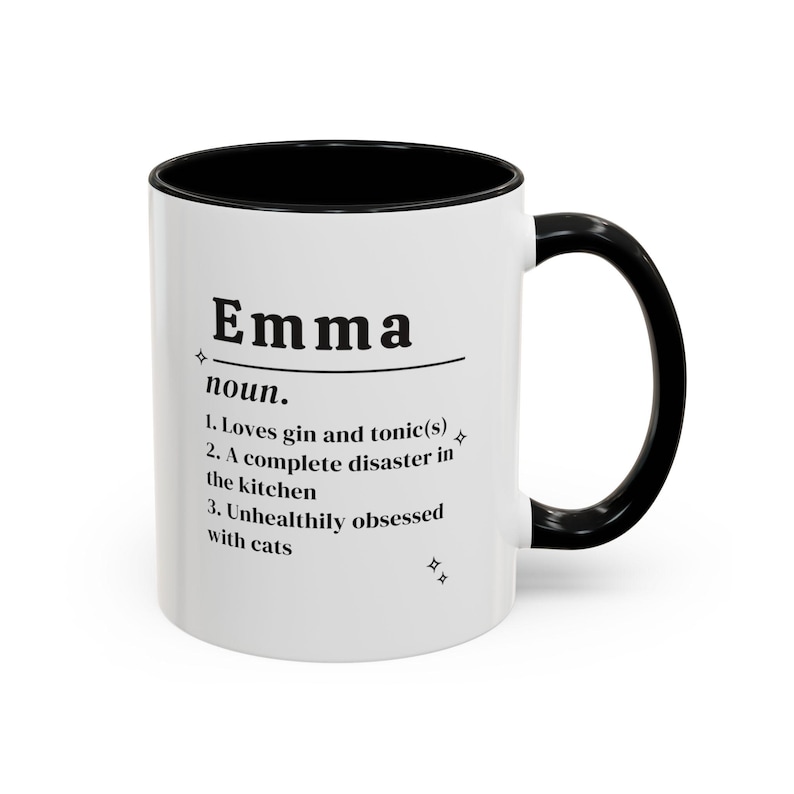 Personalized Name Definition Mug – Custom Name Meaning Coffee Cup ...