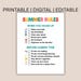 Summer Chore Chart | Editable | Printable Chore Chart for Kids | Summer ...