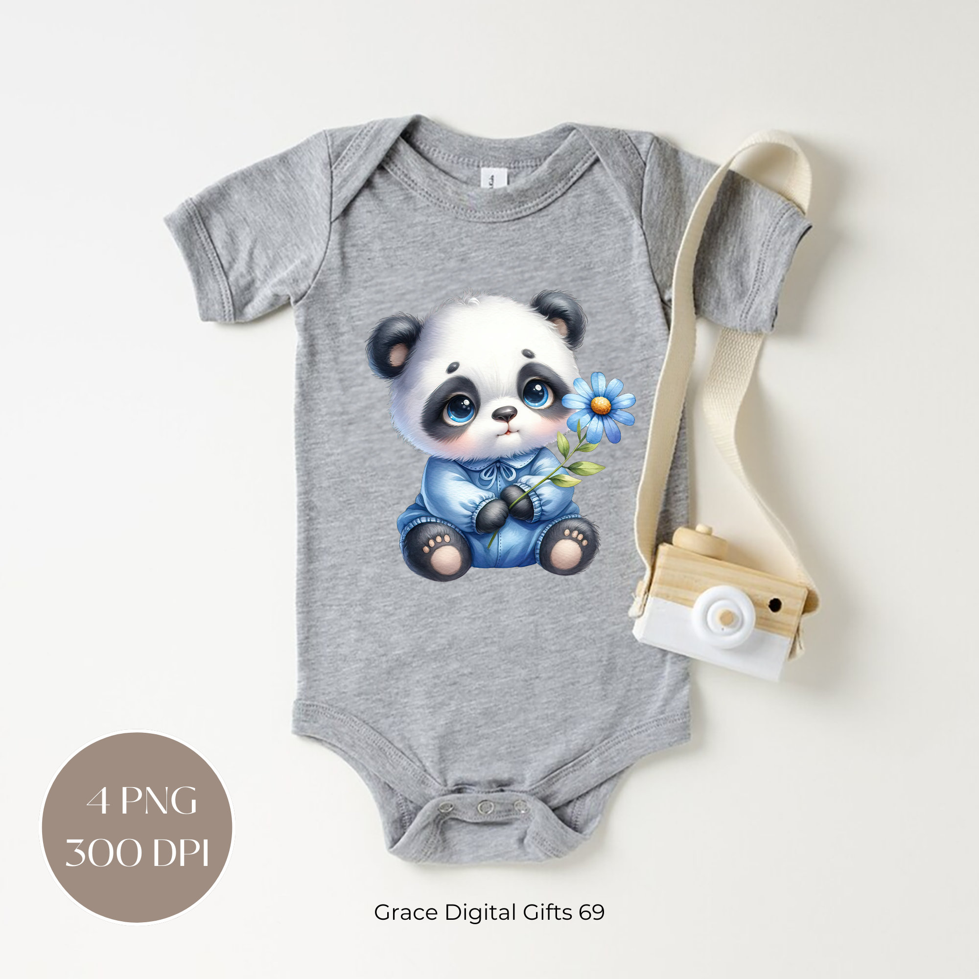 Cute Watercolor Baby Boy Pandas Clipart PNG, Little Pandas, Baby-shower ...