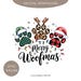Merry Woofmas PNG: Dog Paw Christmas Design (digital Download) - Etsy