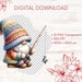 Watercolor Fisherman Gnome Clipart PNG Bundle, Fishing Gnome, Clipart ...