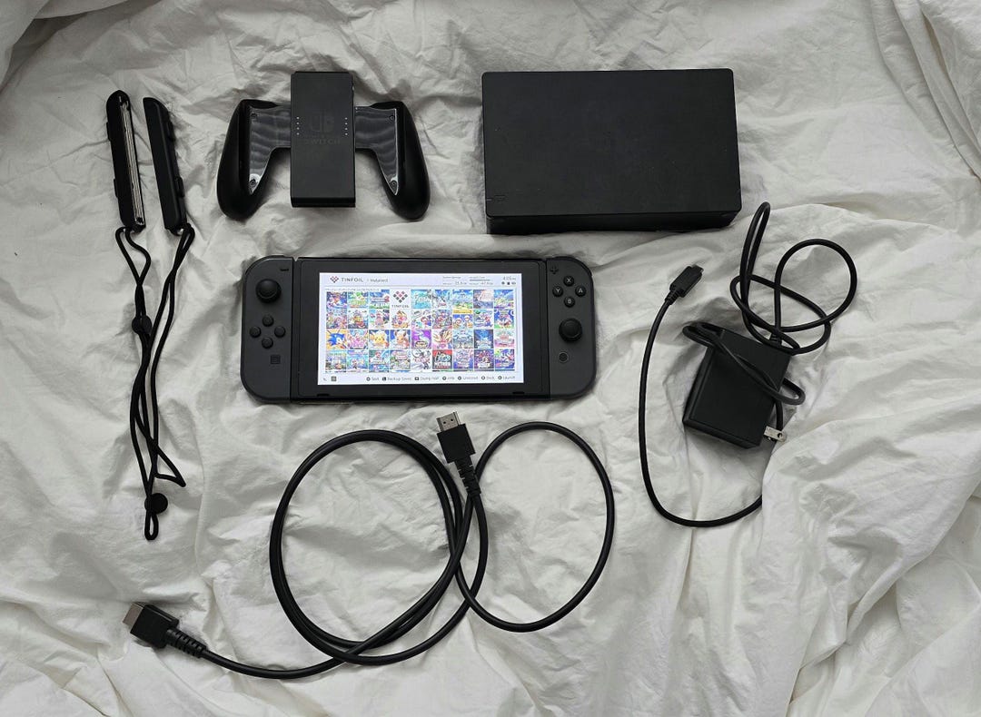 Modded V1 Switch With Modchip Games Freeshop Accessories 512GB Microsd FULL BUNDLE - Etsy