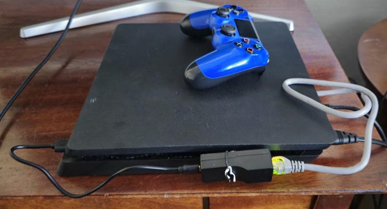 Custom PS4 Slim Model 1TB Console V11.00 FULL BUNDLE With PS4 Loader ...