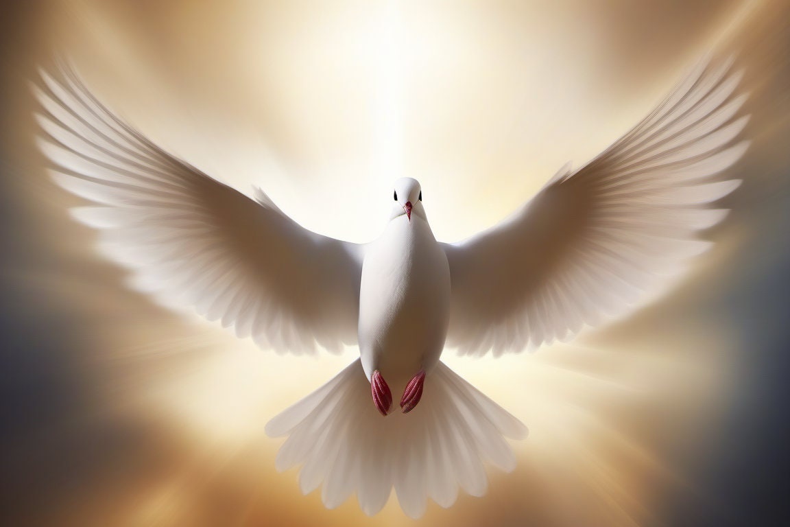 Christian Art, Dove, Holy Spirit, Religious Art, Digital Download ...