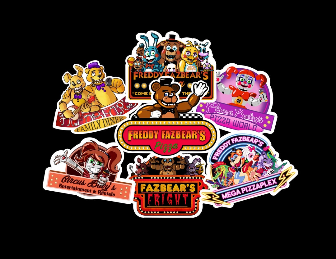 WATERPROOF STICKERS Five Nights at Freddy's, FNAF, Fnaf Logo, Fnaf ...