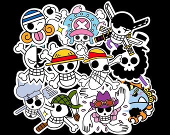 CUTE Printable ONE PIECE Stickers Collection (Download Now) - Etsy