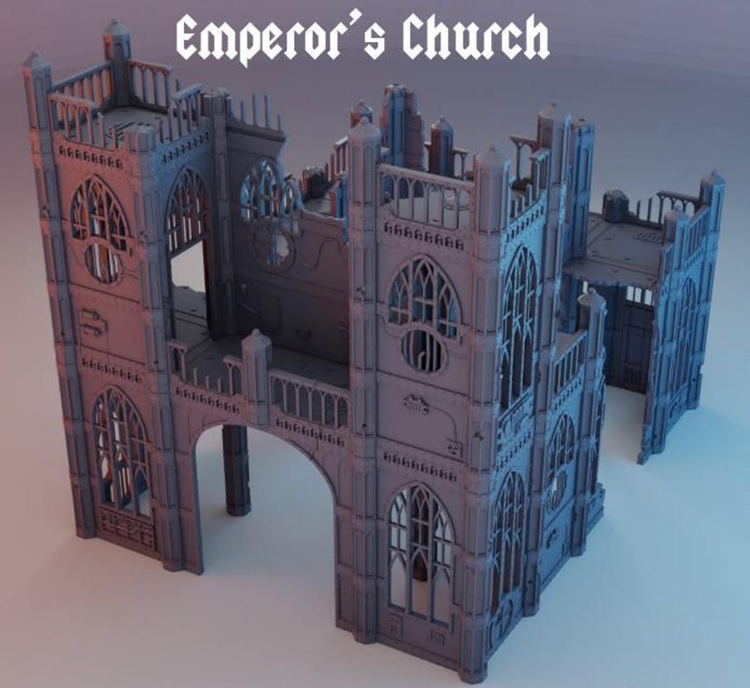 Emperor's Church - Tabletop Terrain - Etsy