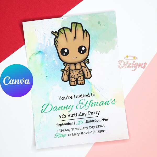 Groot Card - Etsy