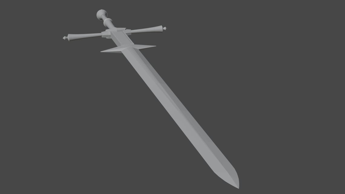 Zweihander - Dark Souls and Elden Ring Greatsword (3D Printer Files ...