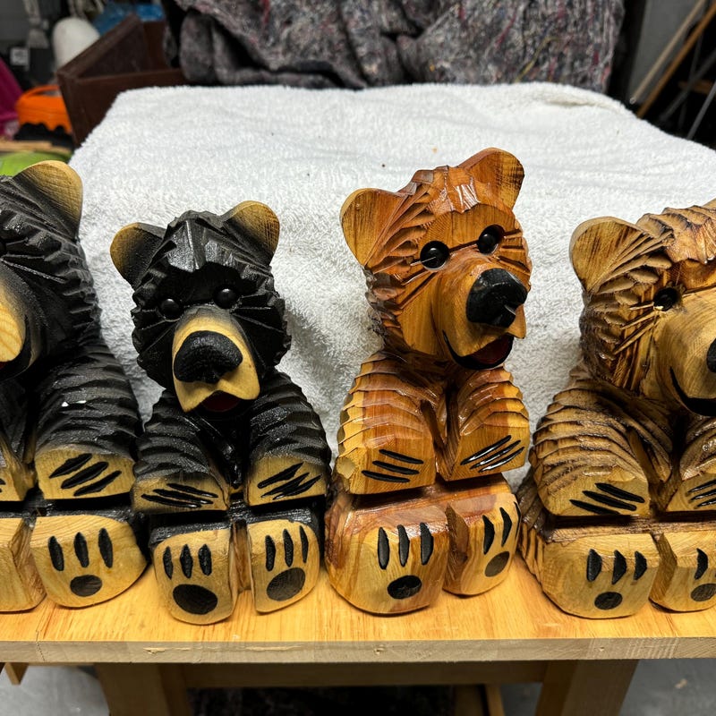 Chainsaw Carved Bear - Etsy