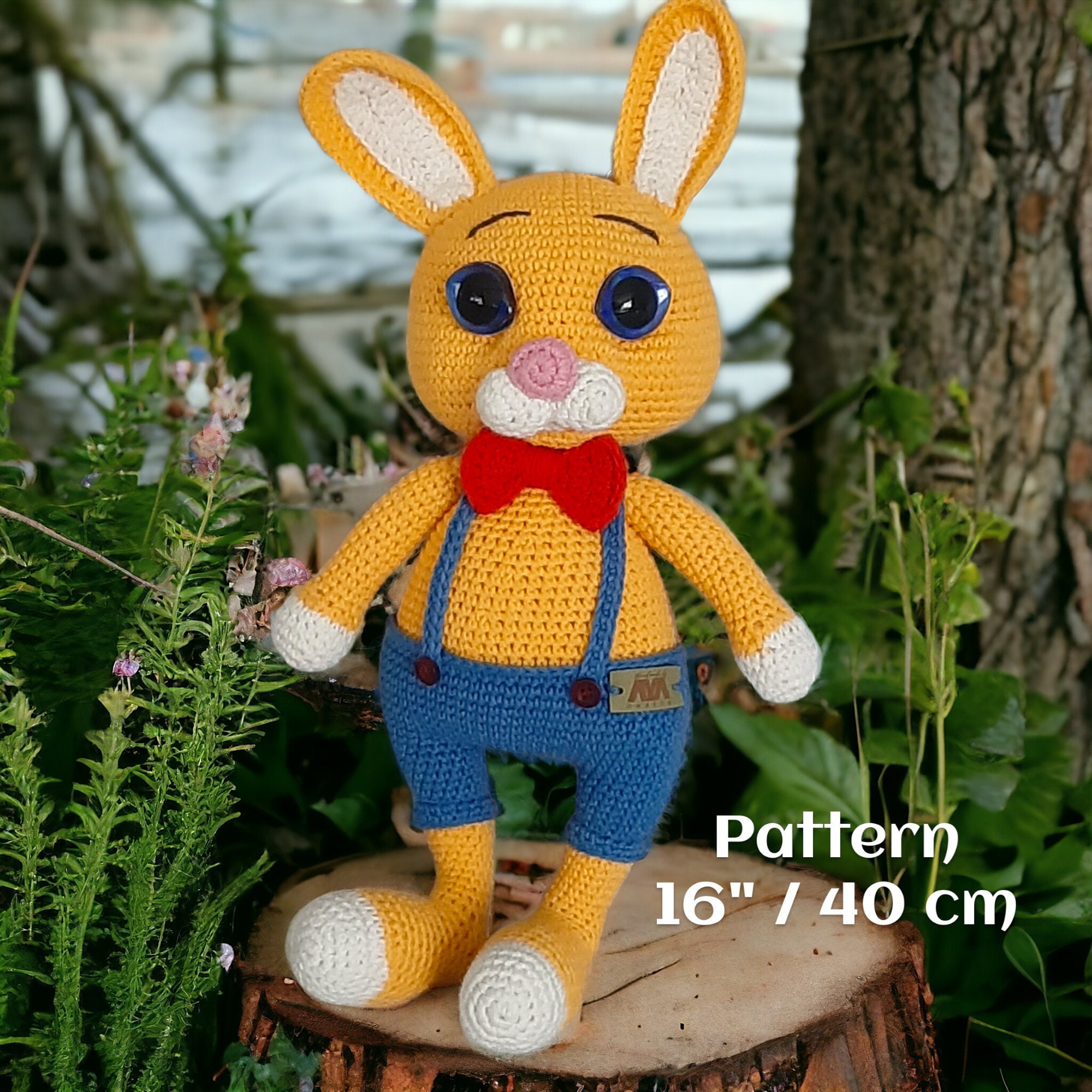 Easter Bunny Crochet Pattern, Amigurumi Rabbit PDF Pattern, Easter DIY ...