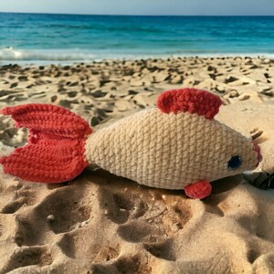 Amigurumi Fish No Sew Crochet Pattern, Koi Long Tail Fish - Japanese ...