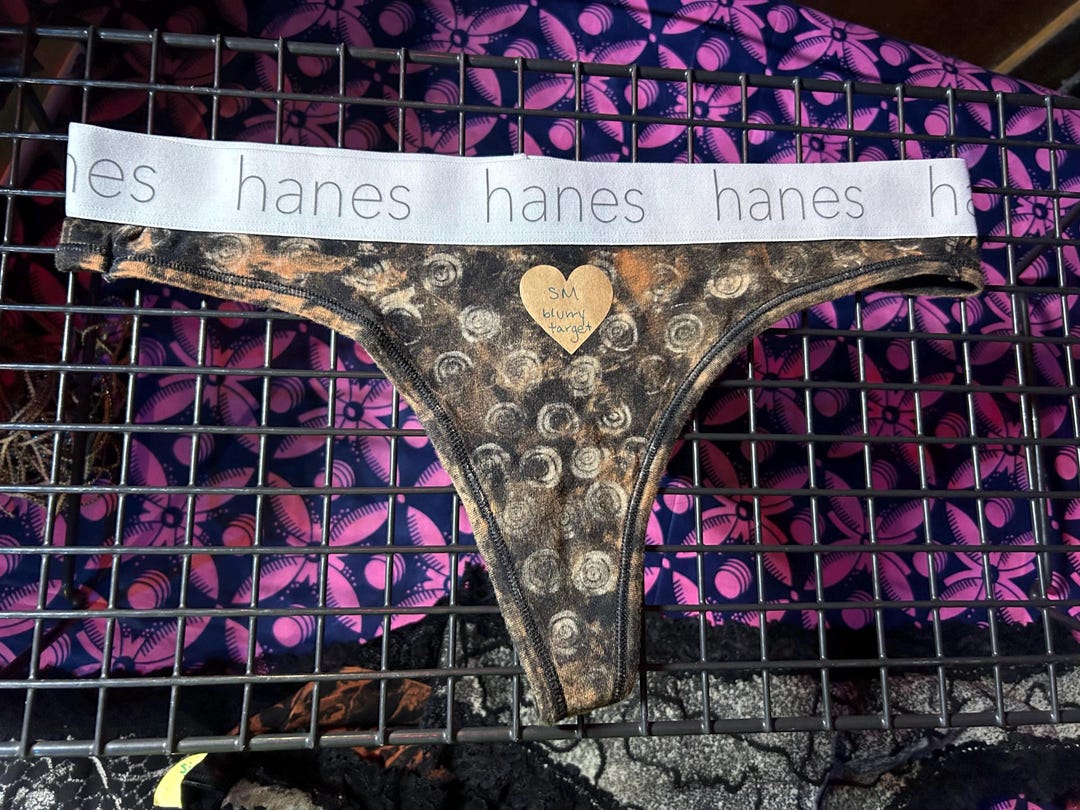 ADINKRAHENE/BLURRY TARGET Thong (size Small) - Etsy