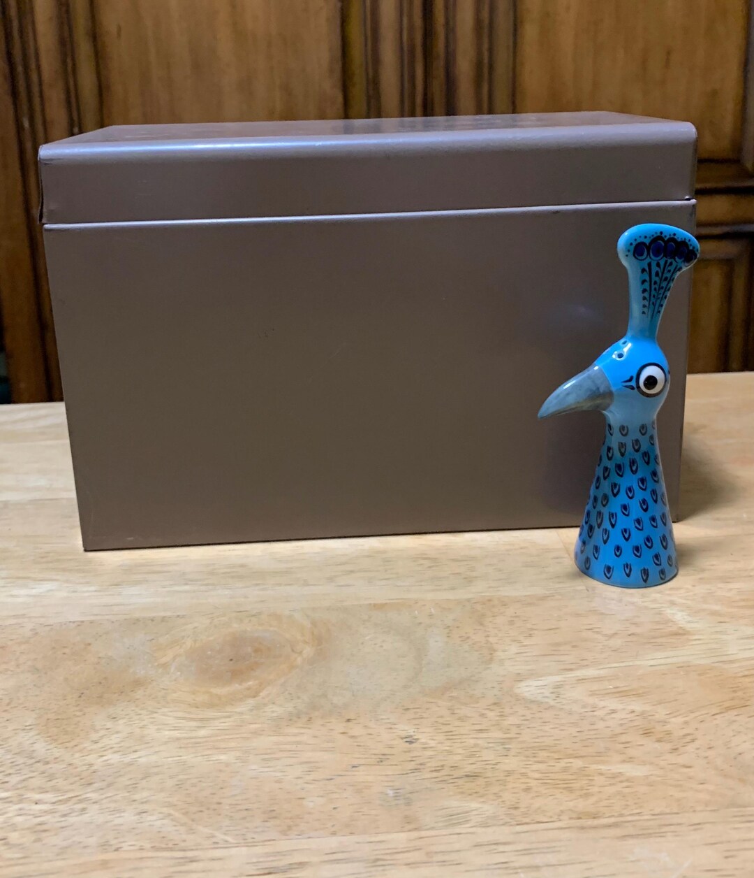 Vintage Metal Card File Box - Etsy