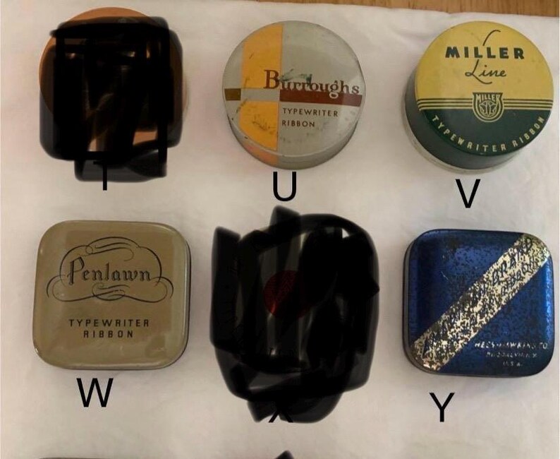 Vintage Typewriter Ribbon Tin - Etsy