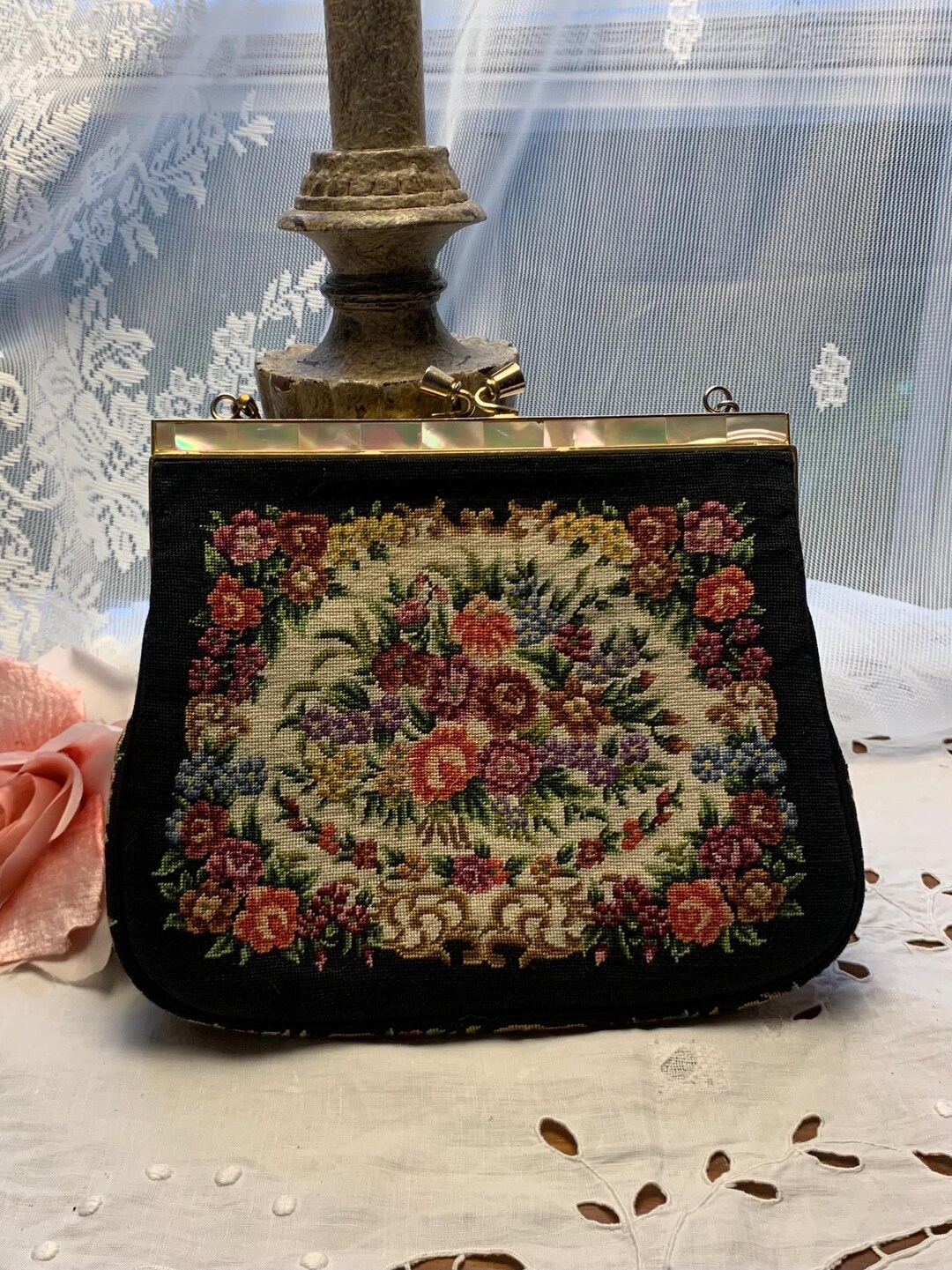 Vintage Tapestry Purse - Etsy