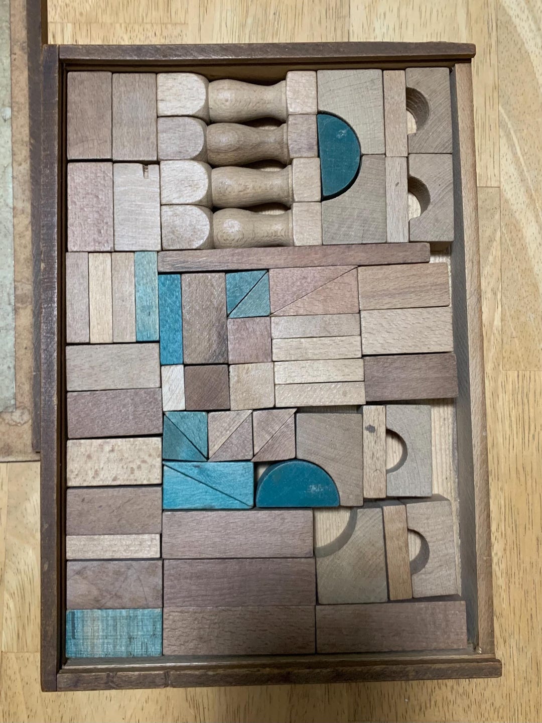 Antique Children’s Wood Blocks - Etsy