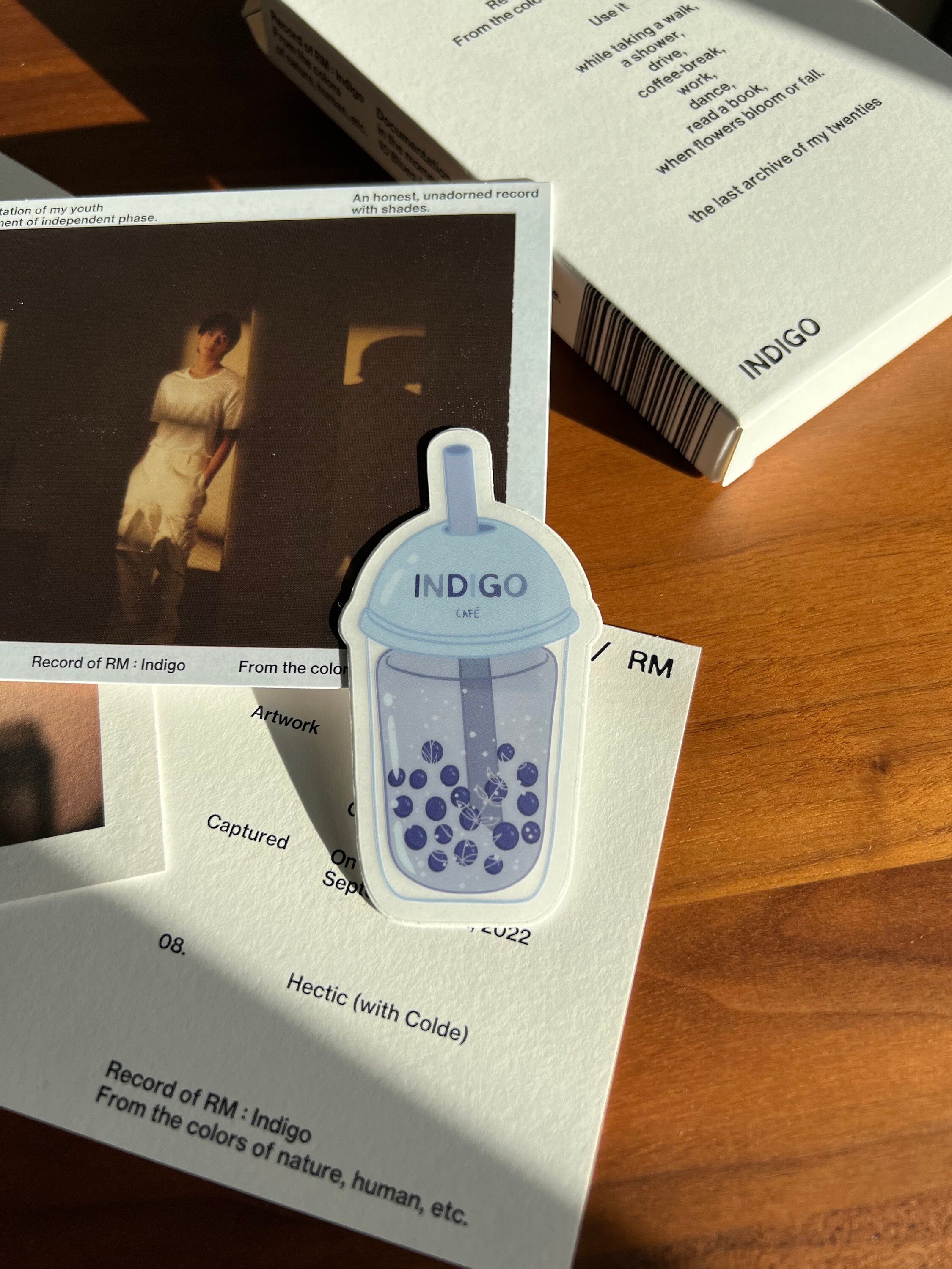 Transparent BTS Album Boba Sticker - Etsy