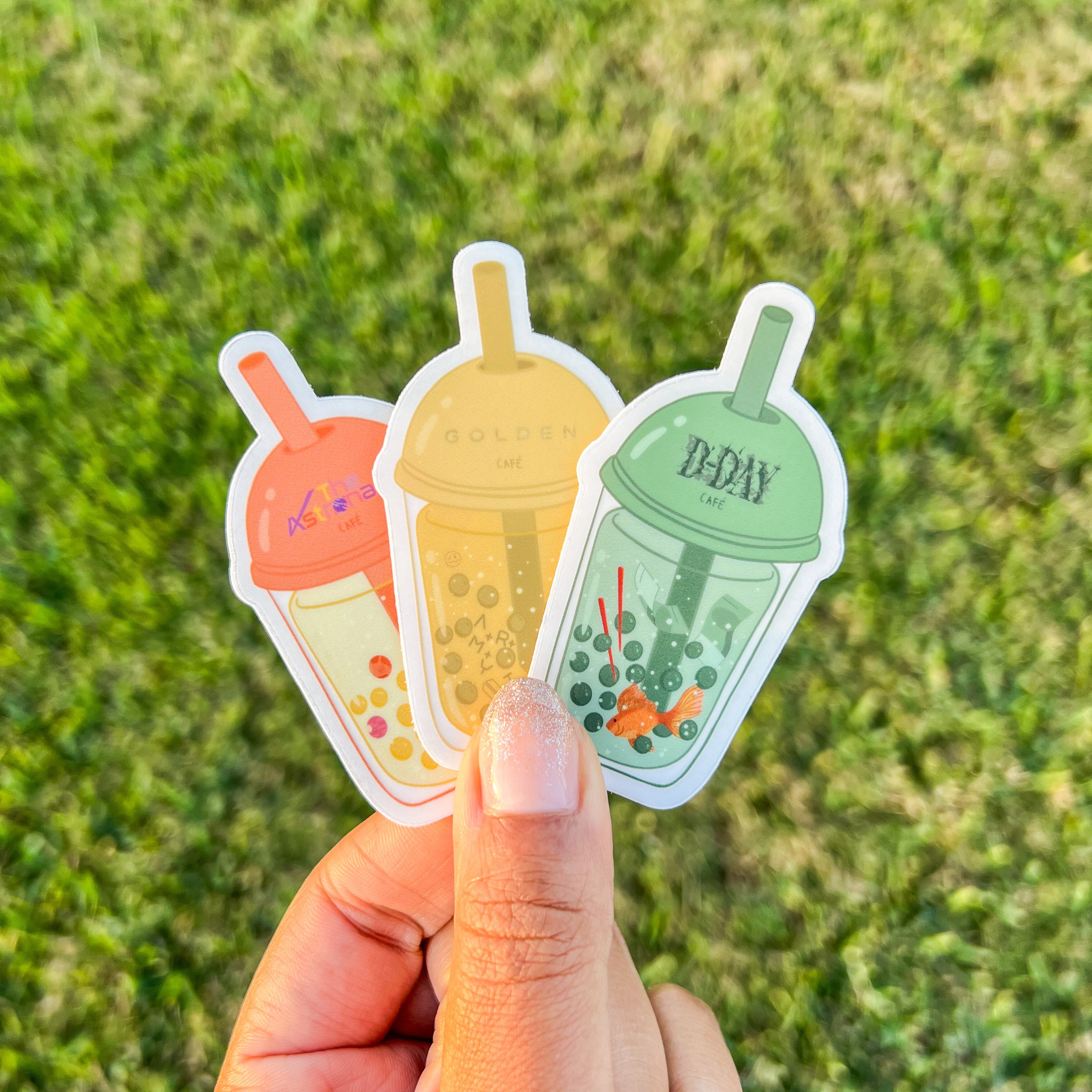 Transparent BTS Album Boba Sticker - Etsy