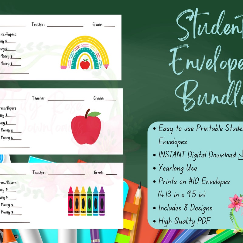 School Envelopes - Etsy