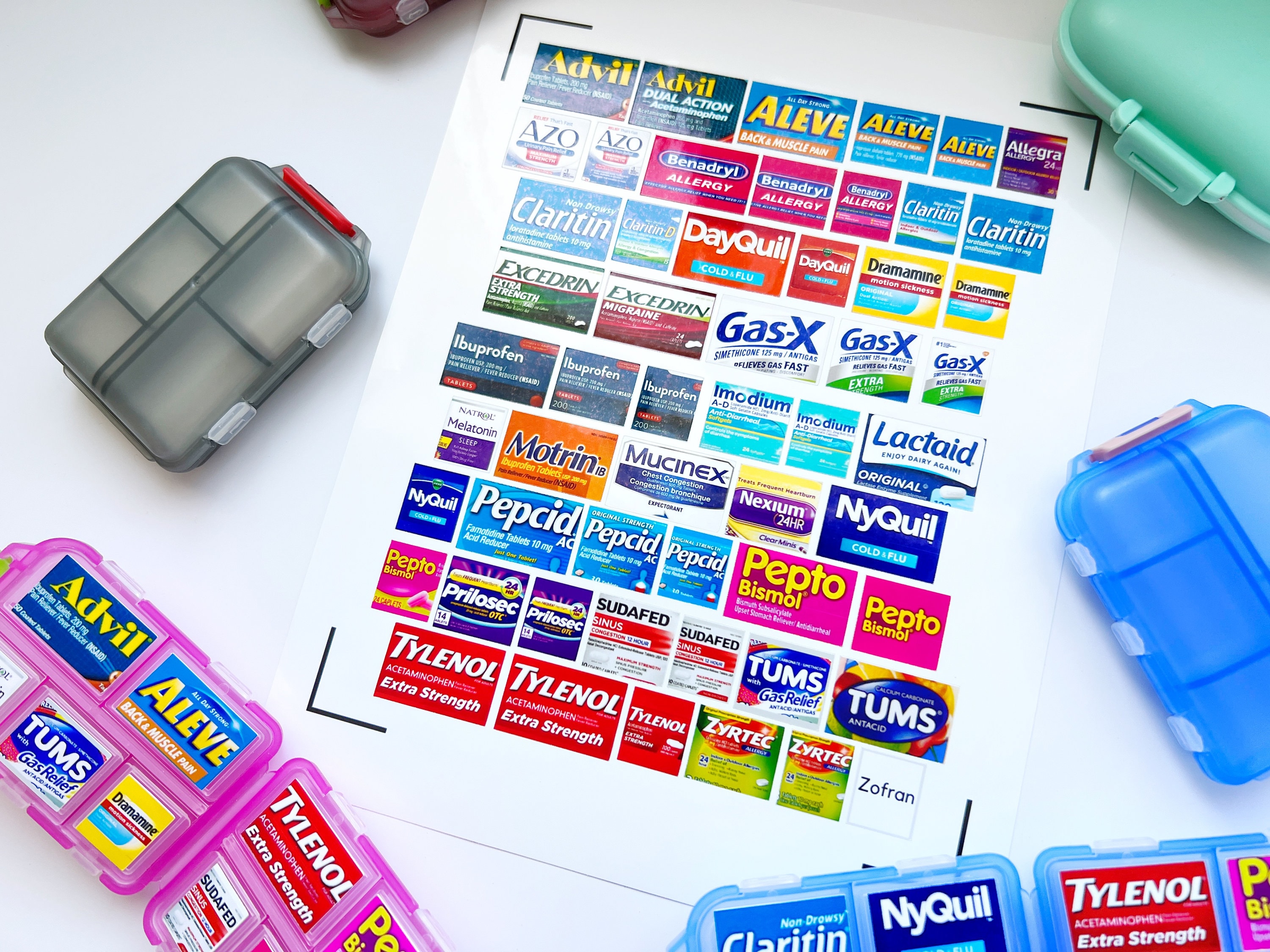 Pocket Pharmacy Labels Medication Labels Peel and Stick Common Drugs ...