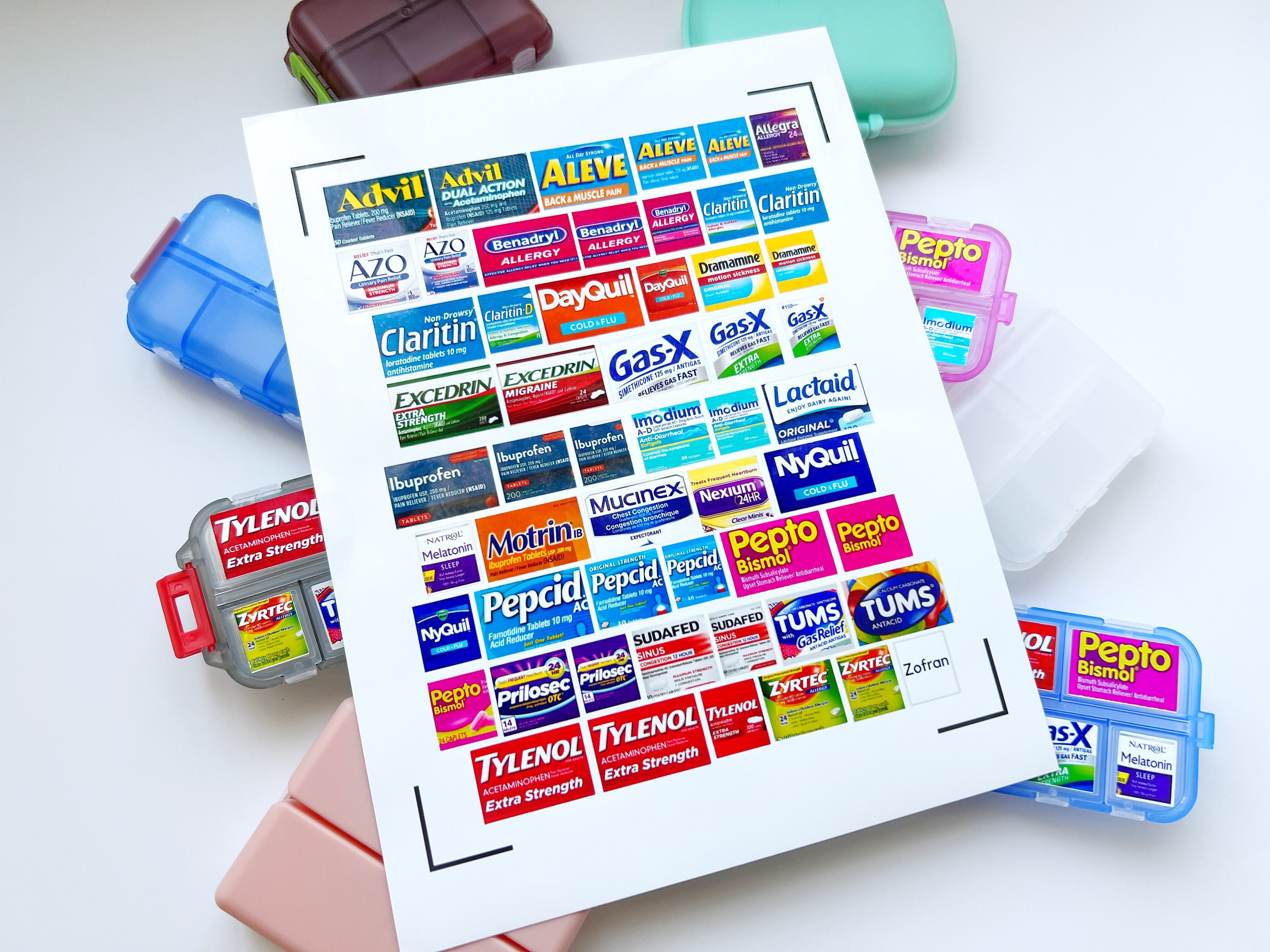 Pocket Pharmacy Labels Medication Labels Peel and Stick Common Drugs ...