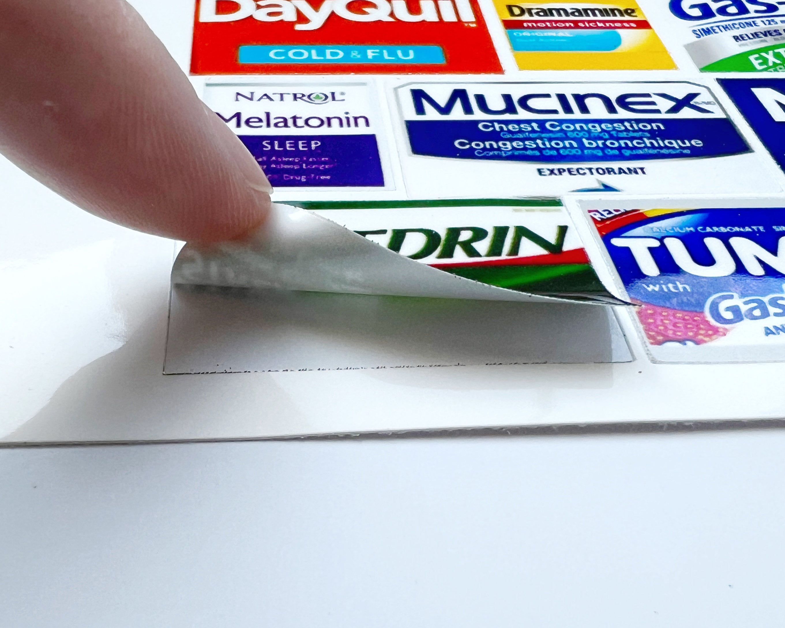 Medication Labels Peel and Stick Pocket Pharmacy Labels Common Drugs ...