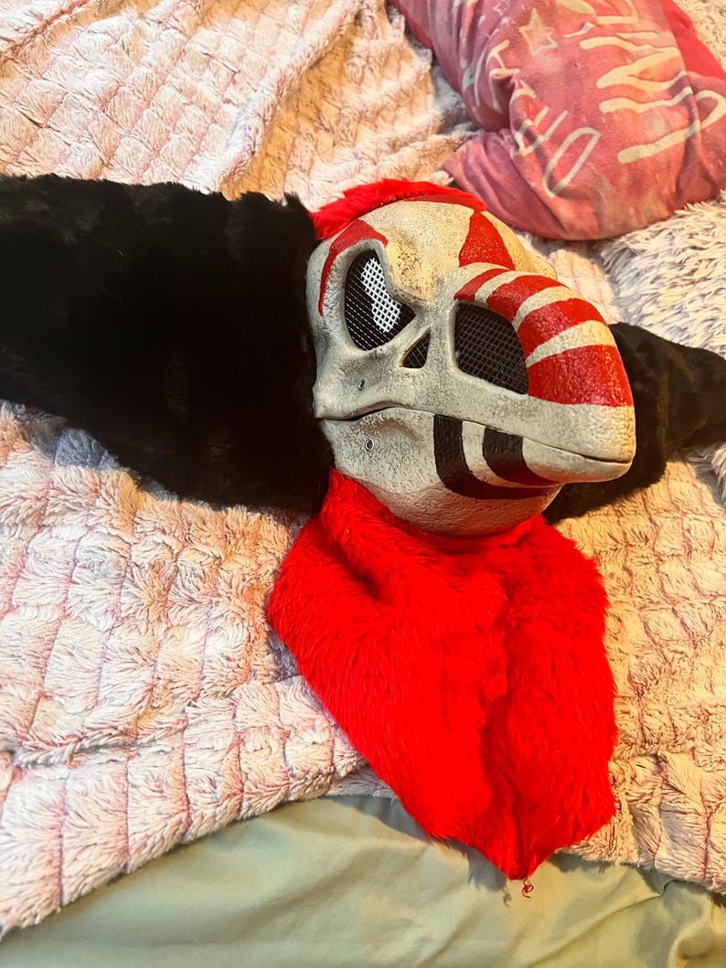 Skull Crow Fursuit Head - Etsy
