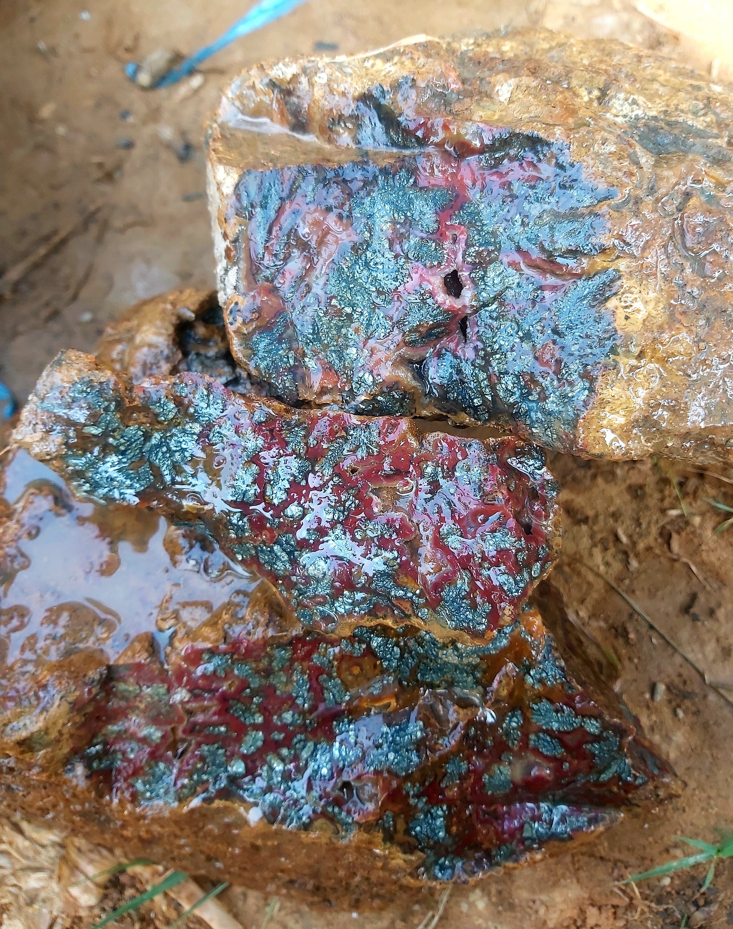 Rough RED MARCASITE, AAA Grit Quality, Marcasite Stones, Wholesale ...