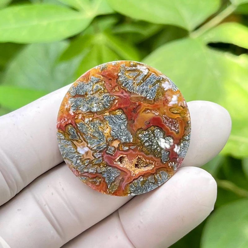 Red Marcasite Cabochon - Etsy