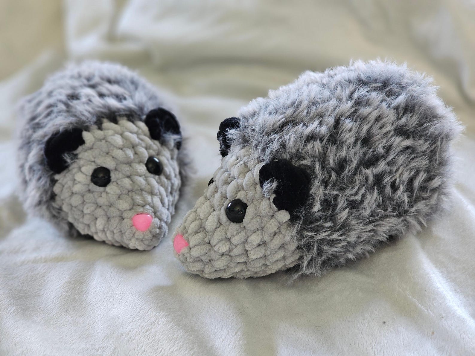 Opossum Crochet Pattern, Cute Amigurumi Possum Faux Fur Pattern for ...