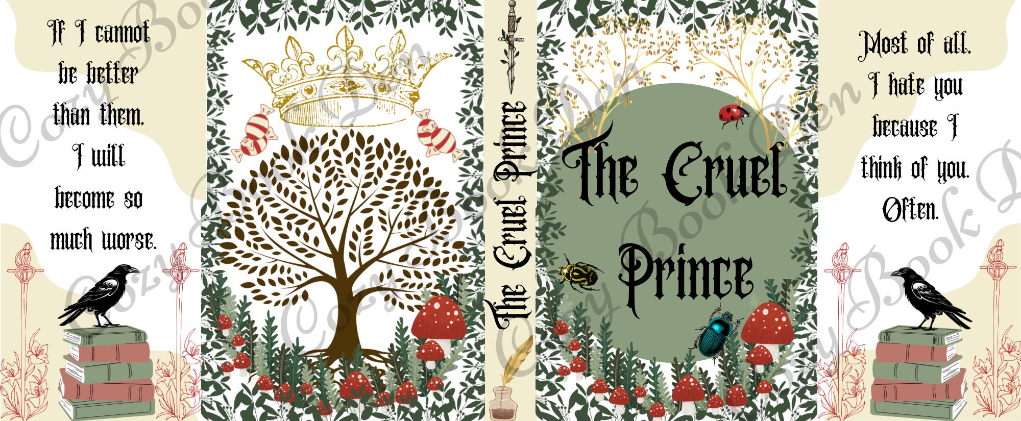 The Cruel Prince Series Dust Jackets Set DIGITAL - Etsy