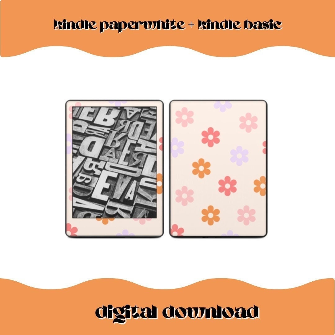 Kindle Paperwhite Decal Digital Download, Kindle Basic Decal Digital ...