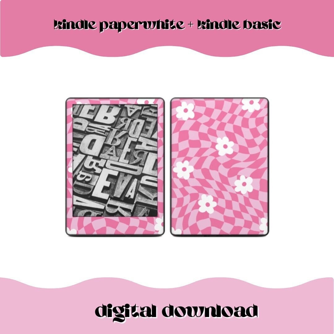 Kindle Paperwhite Decal Digital Download, Kindle Basic Decal Digital ...