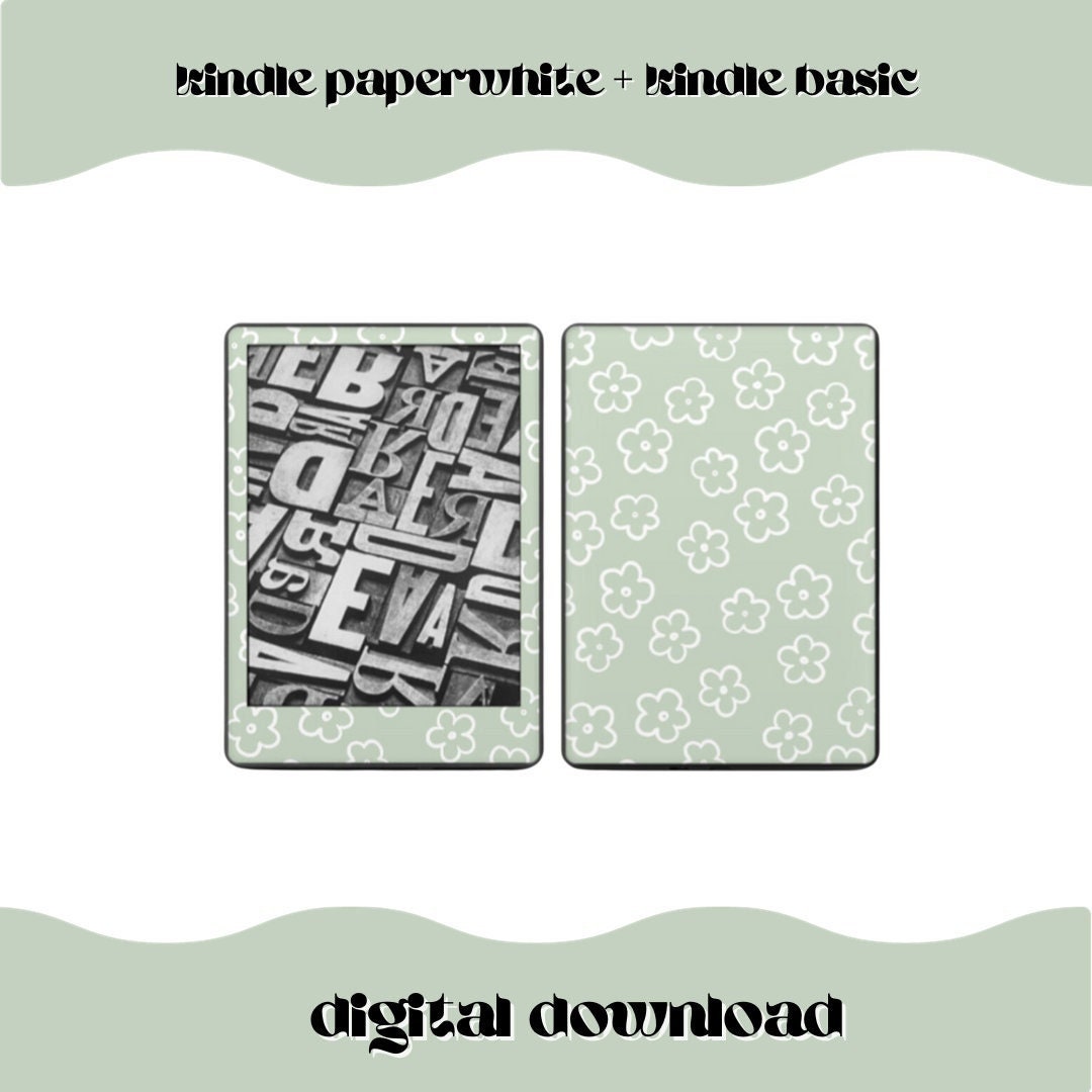 Kindle Paperwhite Decal Digital Download, Kindle Basic Decal Digital ...