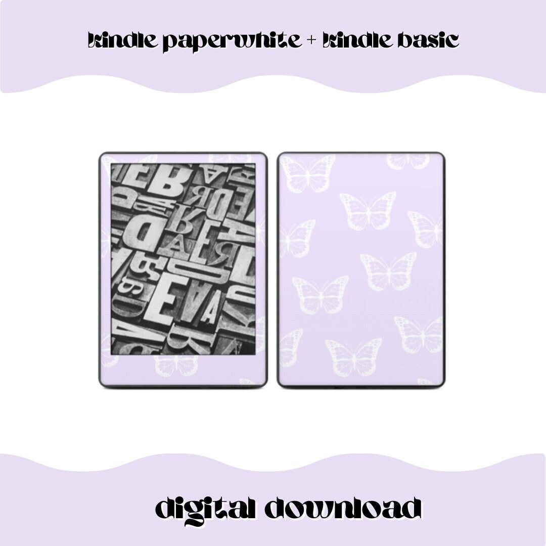 Kindle Paperwhite Decal Digital Download, Kindle Basic Decal Digital ...