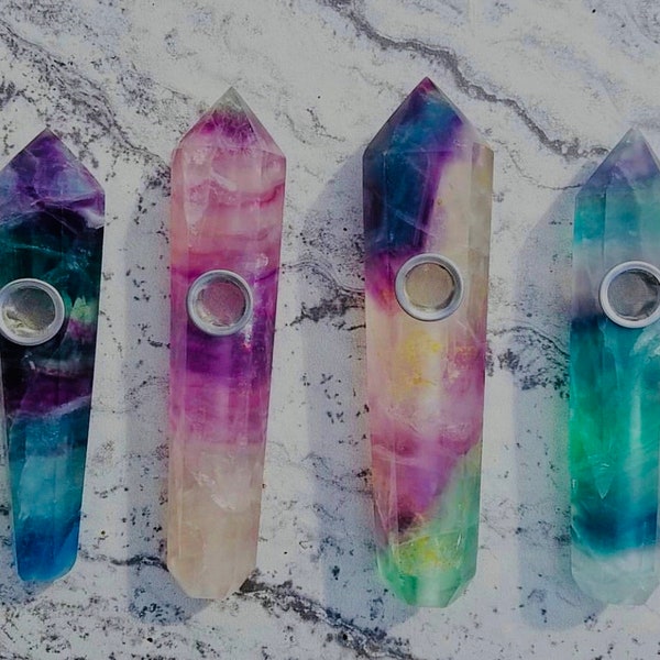 Crystal Smoking Pipe - Etsy