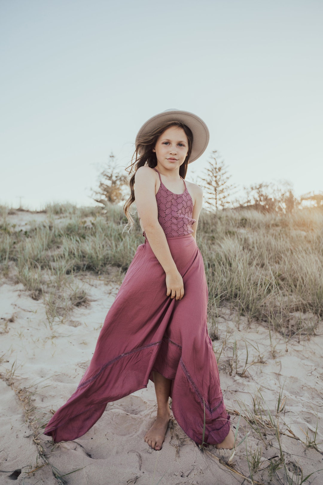 Girls Boho Dress, Girls Dress, Flower Girl Dress, Boho Dress, Boho ...