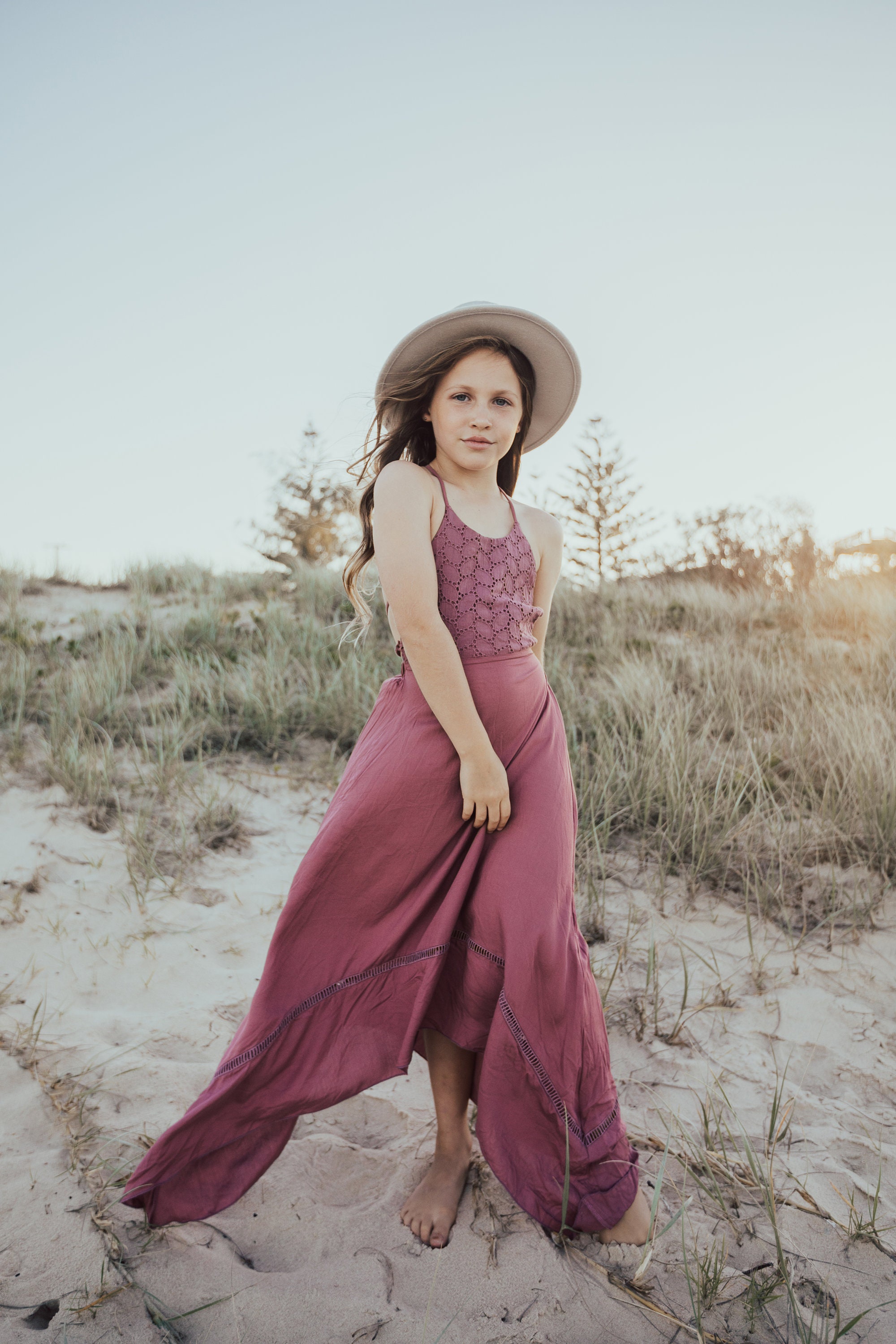 Girls Boho Dress, Girls Dress, Flower Girl Dress, Boho Dress, Boho ...