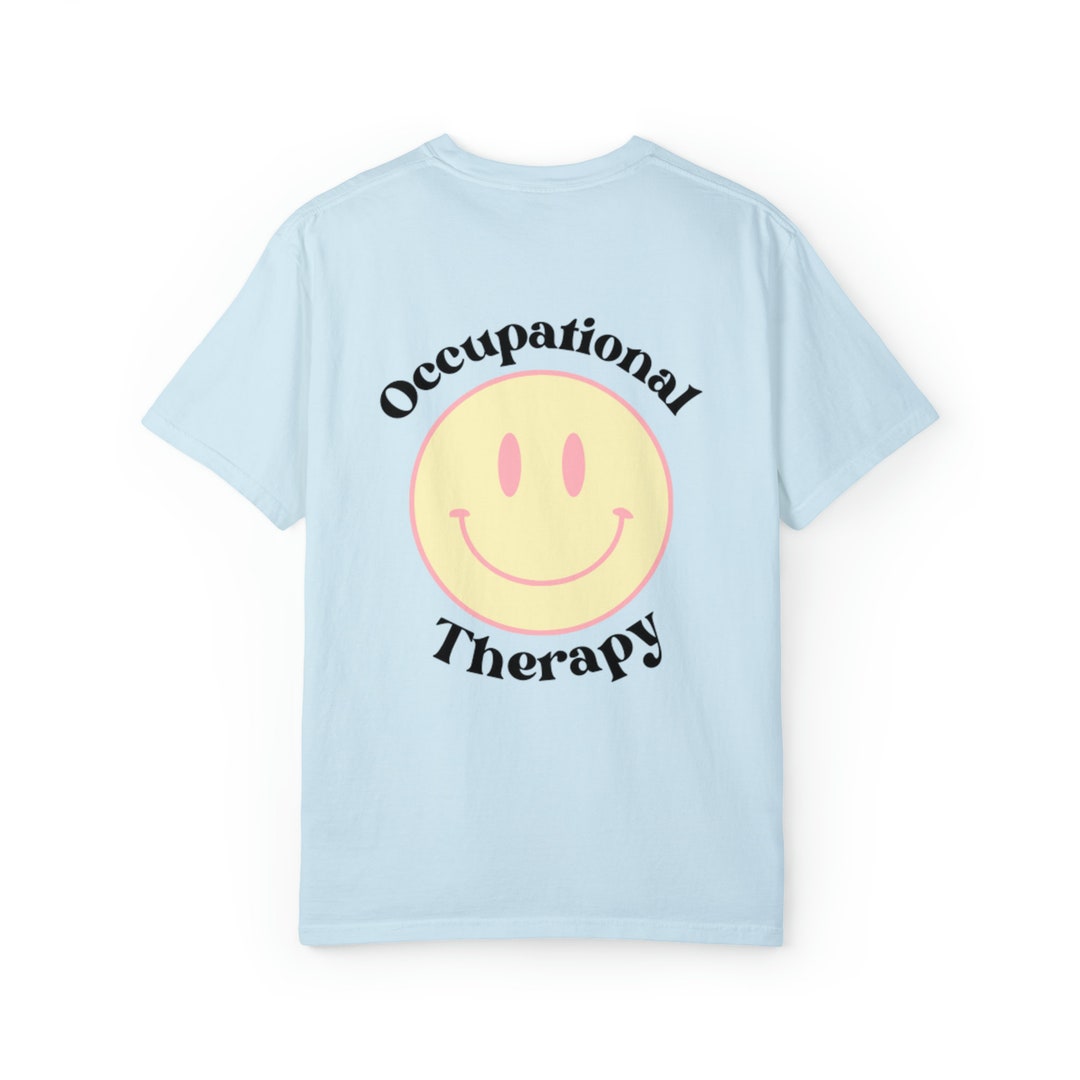 Smiley Face Occupational Therapy Oversized Tee - Etsy