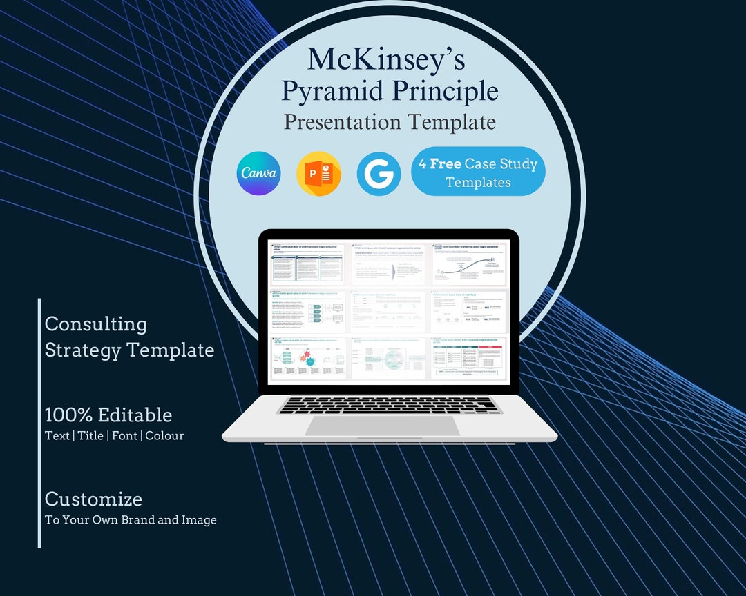 Mckinsey Strategy Template Designed for Complex Presentation - Etsy