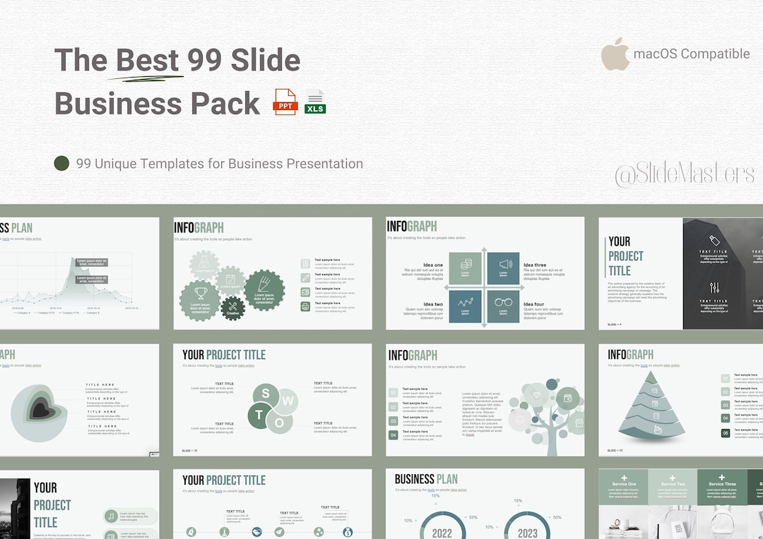 Ultimate Powerpoint Presentation Template | 99 Professional PPT Slides ...