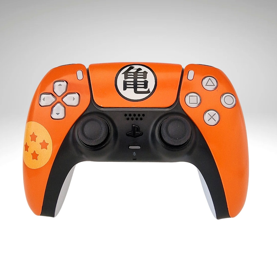 Hand Painted Playstation 5 DBZ Inspired Controller. - Etsy
