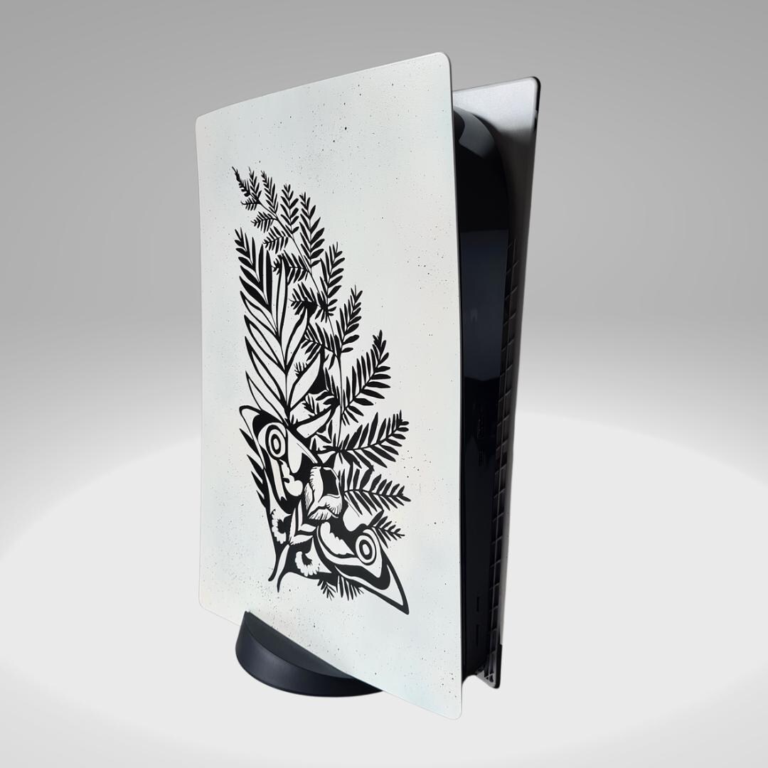 Hand Painted Playstation 5 Ellie Inspired Console Side Panels. - Etsy