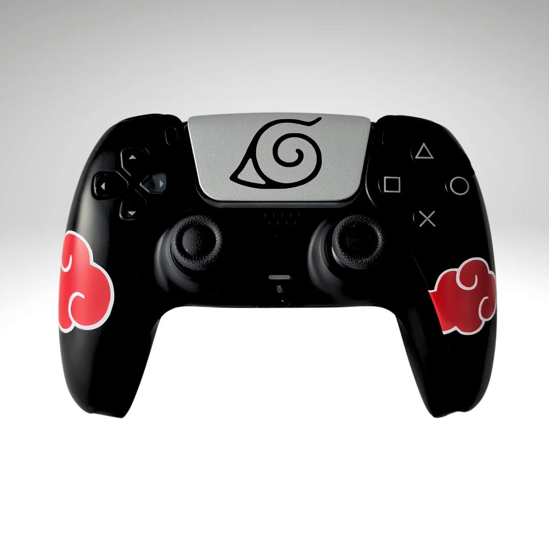 Hand Painted Playstation 5 Akatsuki Inspired Controller. - Etsy