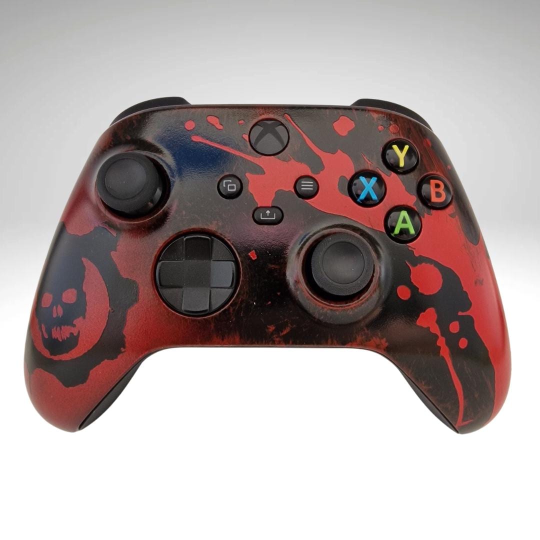 Hand Painted Xbox Series X / S Gears COG Inspired Controller. - Etsy